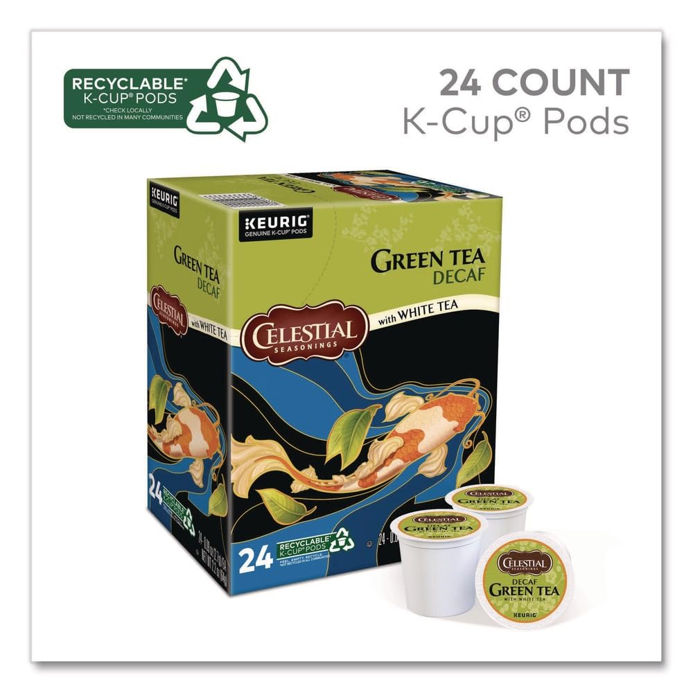 convenient decaffeinated green tea pods