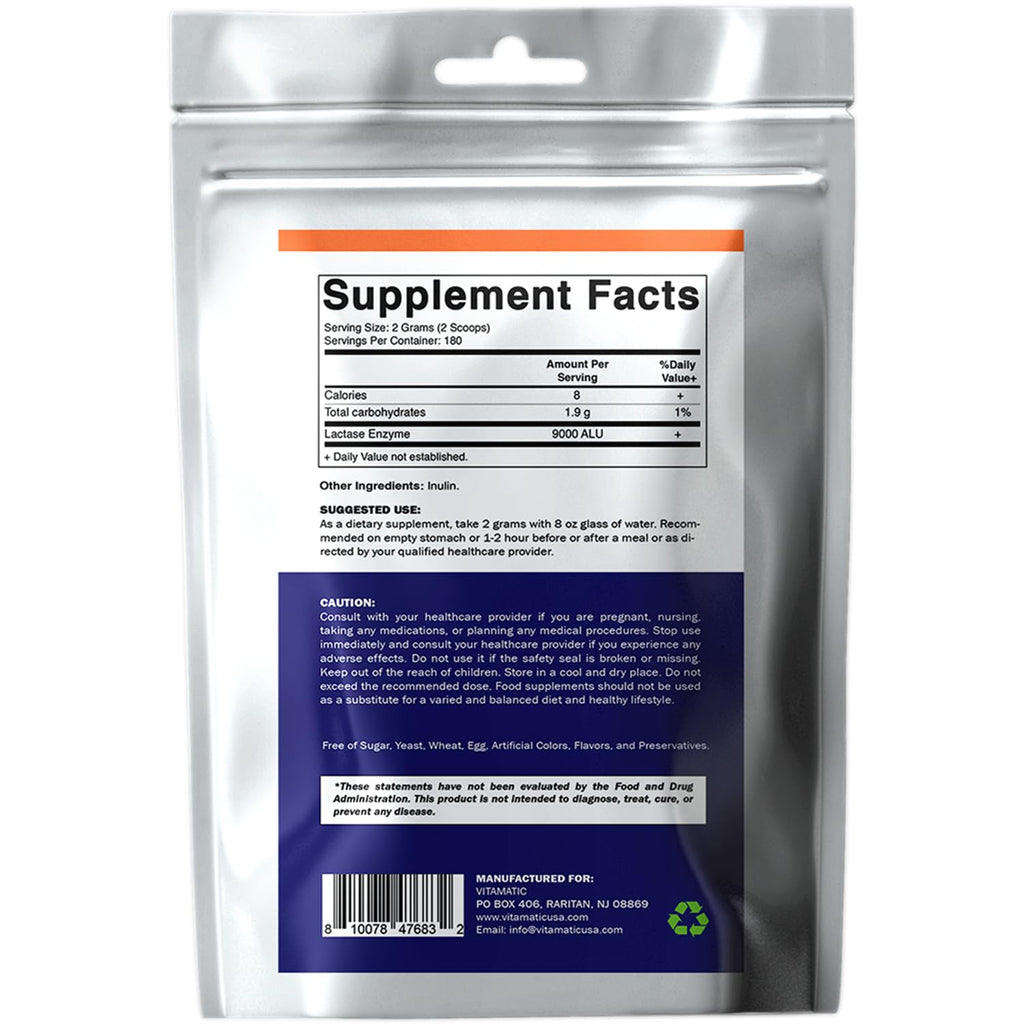 Convenient digestive enzymes in powder form