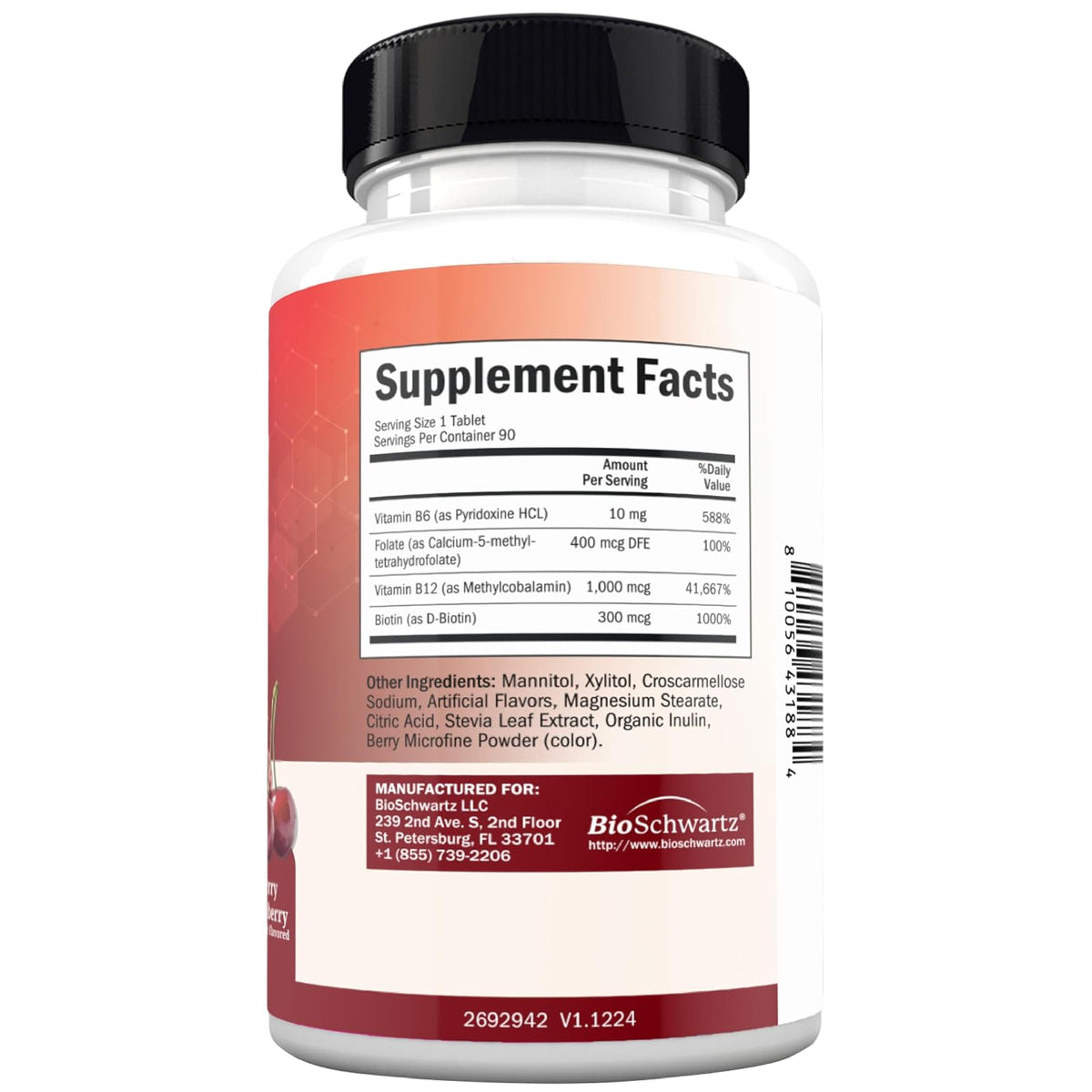 Convenient dissolvable B12 for daily use
