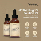 convenient dropper for precise iodine dosing