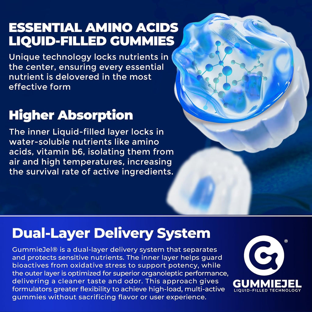 Convenient EAA gummies for on-the-go