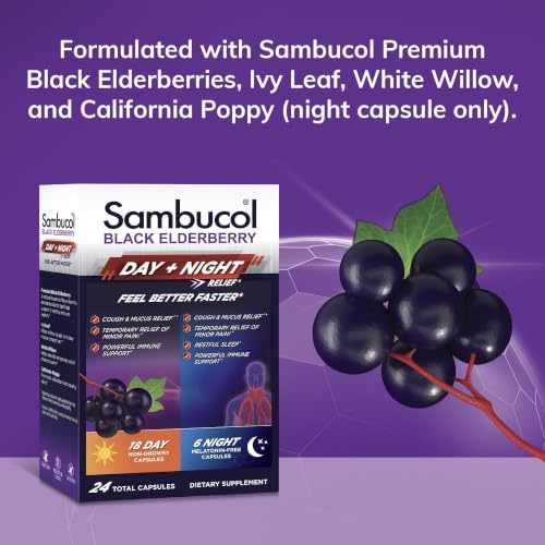 Convenient elderberry capsules for busy lifestyles