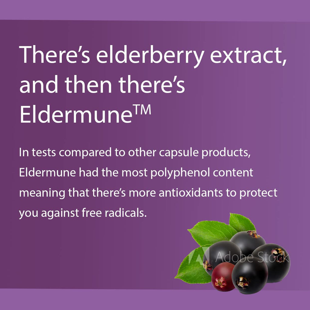 Convenient elderberry capsules for on-the-go