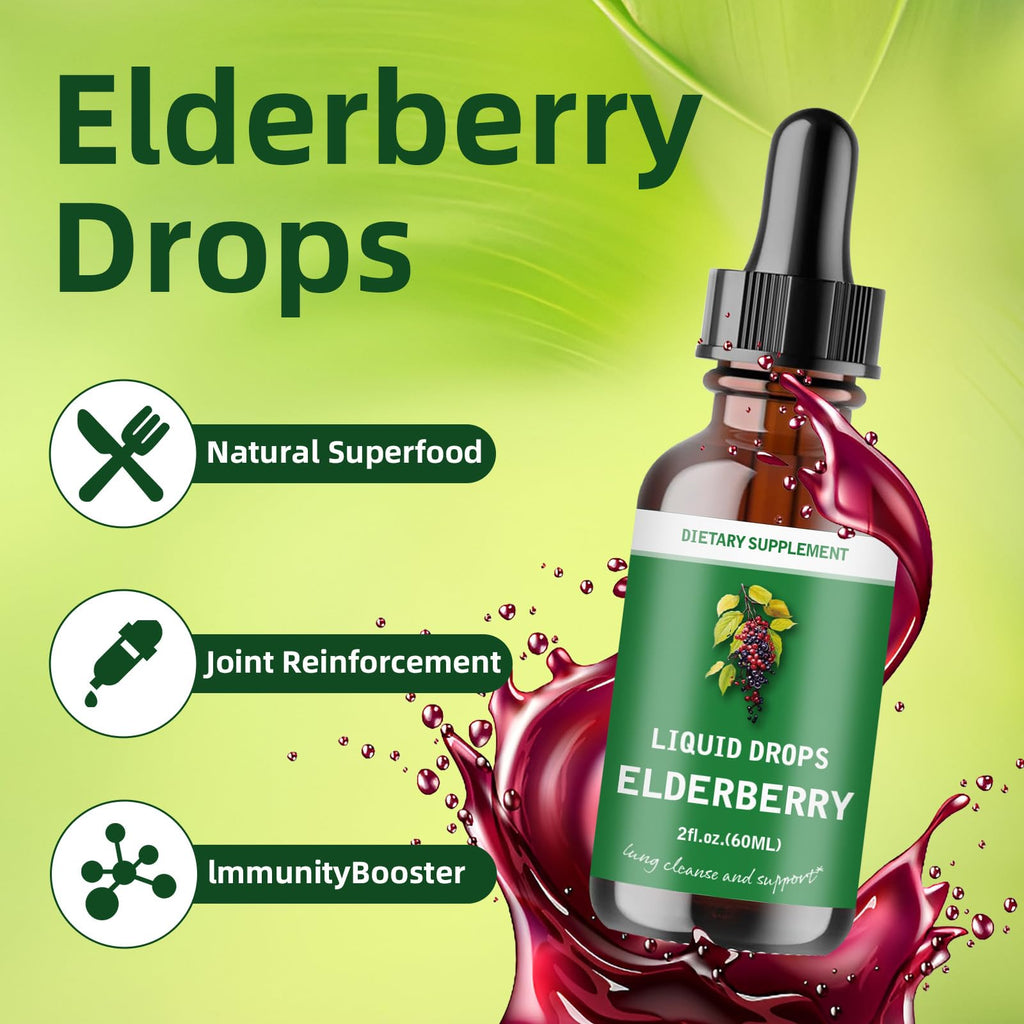 convenient elderberry drops for health