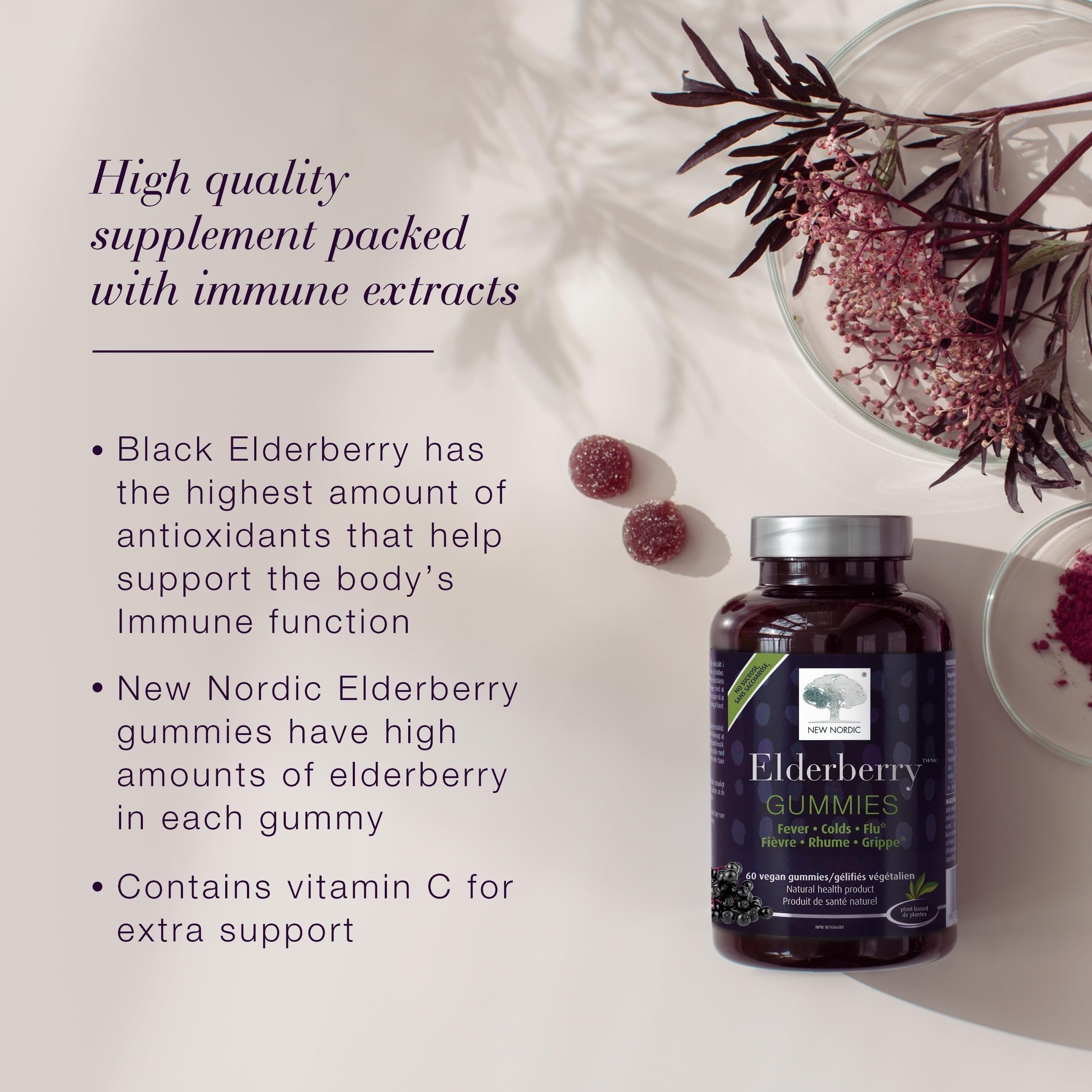 convenient elderberry gummies for on-the-go