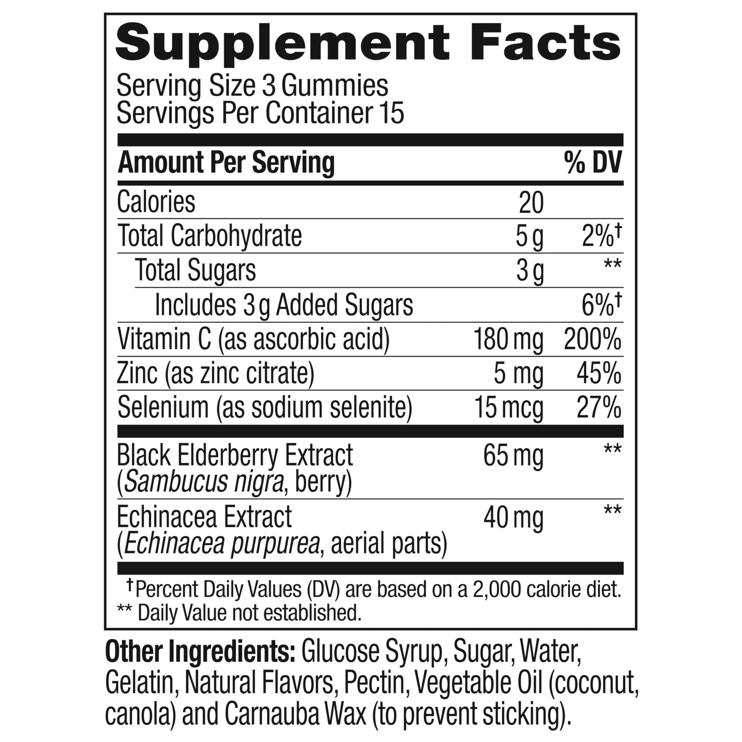 convenient elderberry immune support gummies