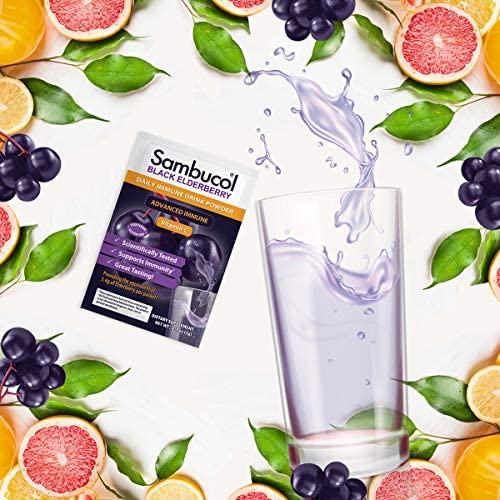 Convenient elderberry powder for daily use