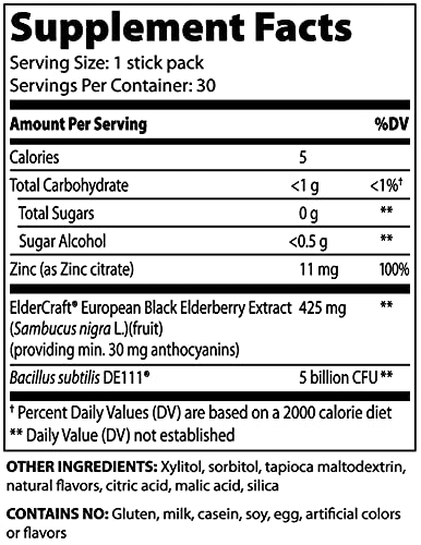 convenient elderberry powder for travel