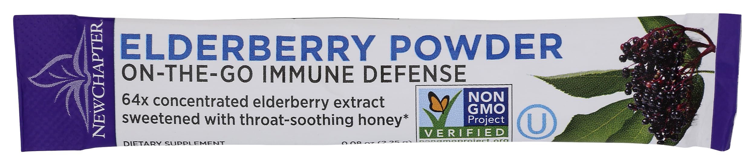 convenient elderberry powder supplement