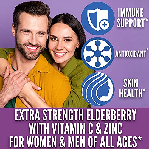 Convenient elderberry supplement for adults