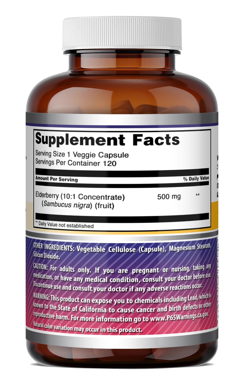 Convenient elderberry supplement for on-the-go
