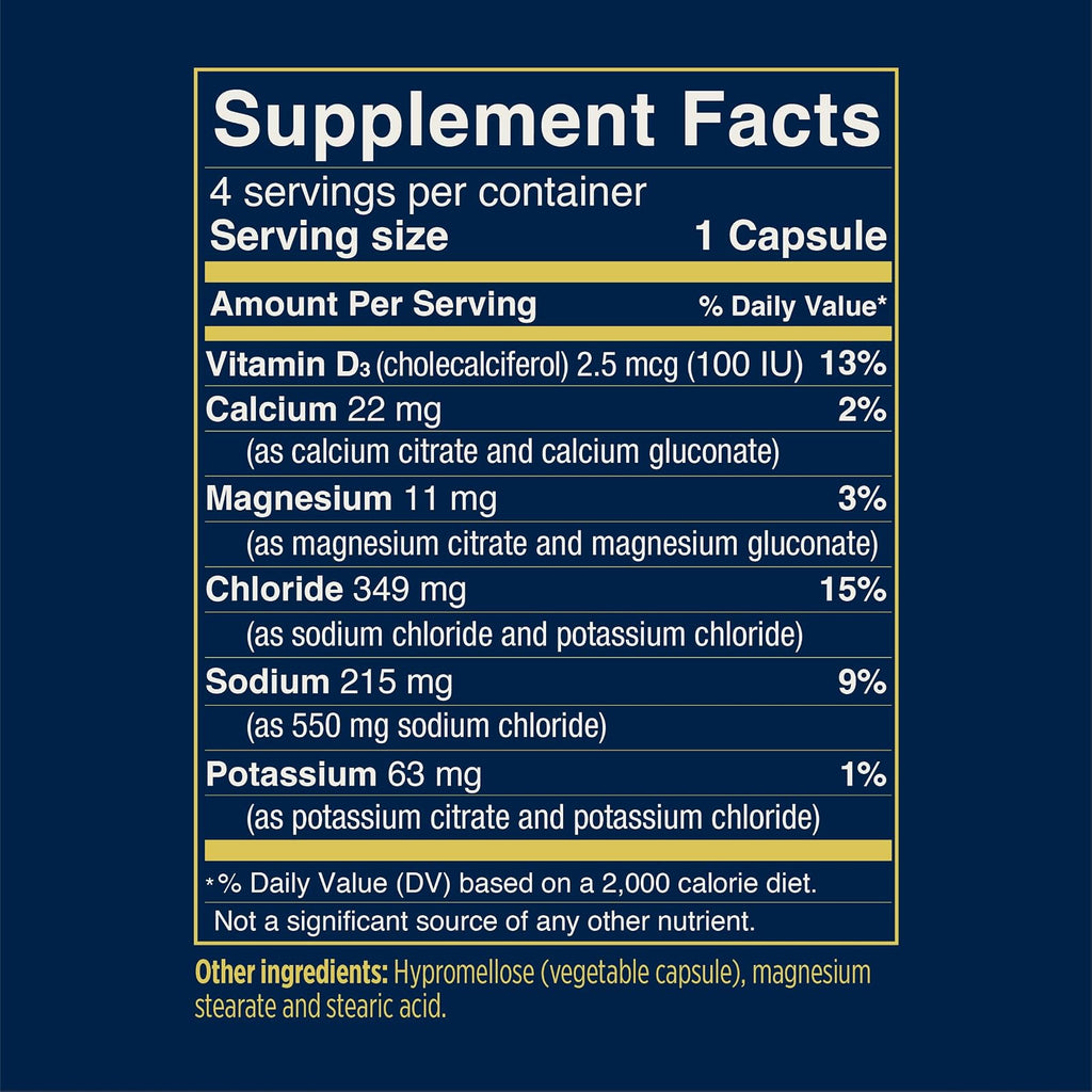 Convenient electrolyte capsules for daily use