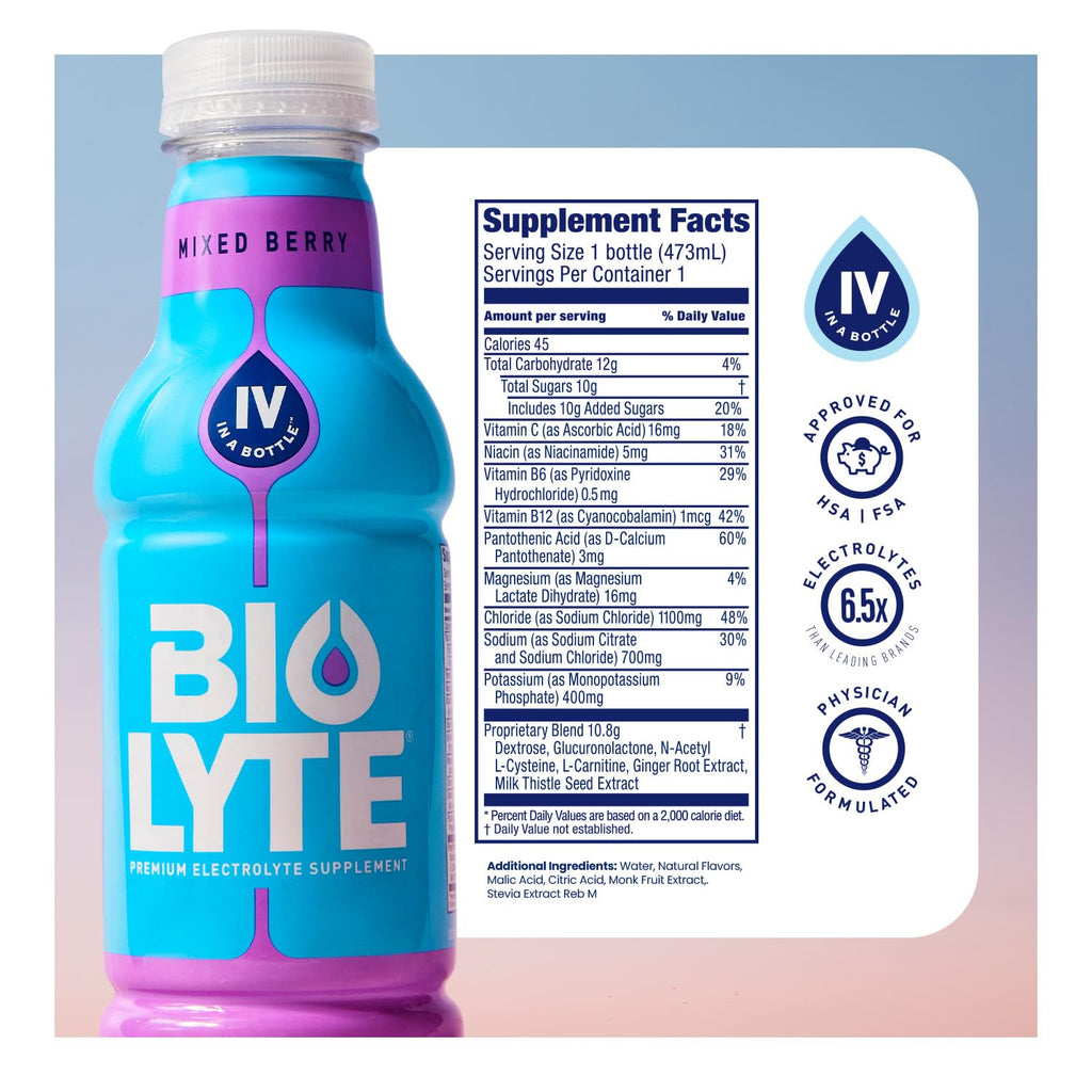 convenient electrolyte drink for workouts