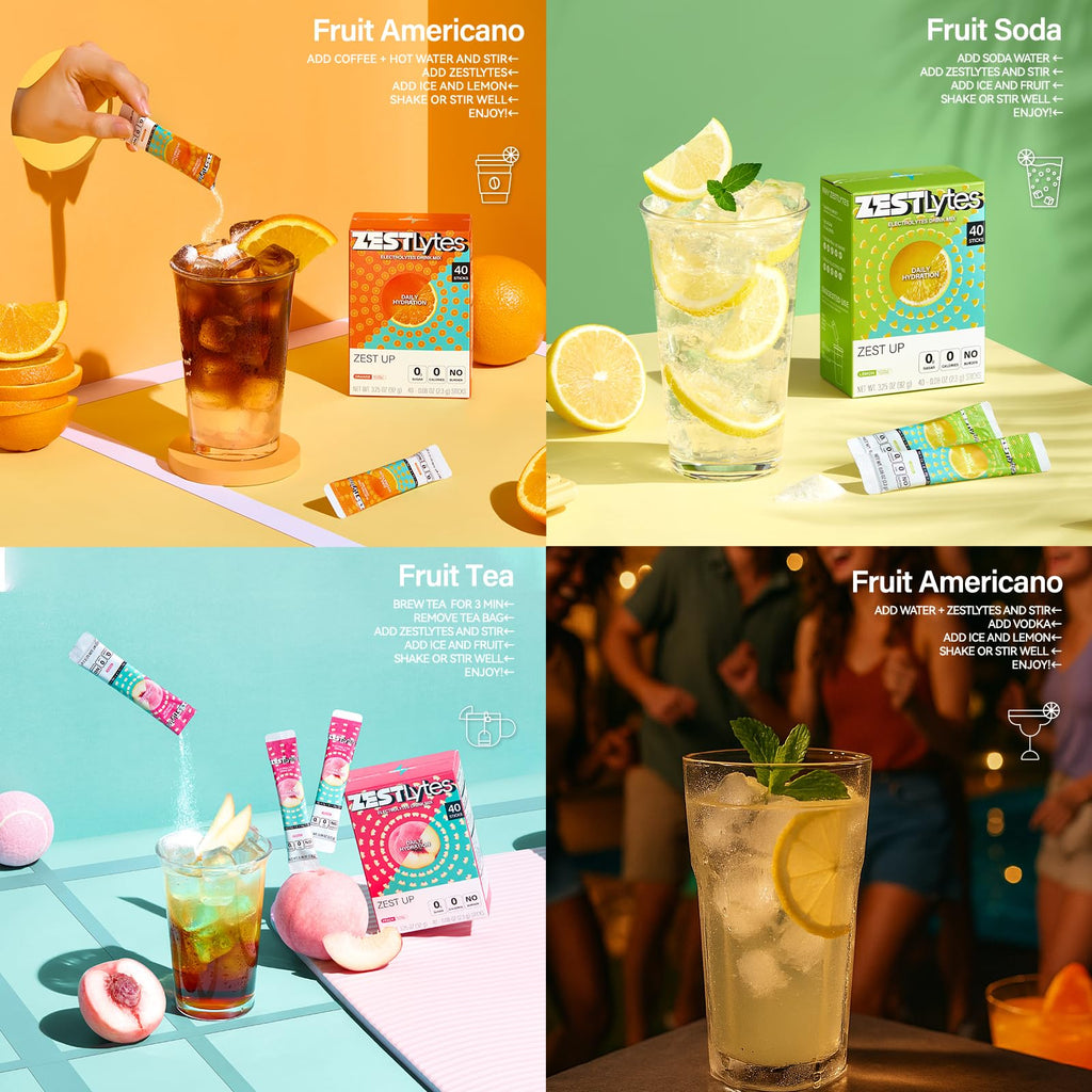 convenient electrolyte drink mix packets
