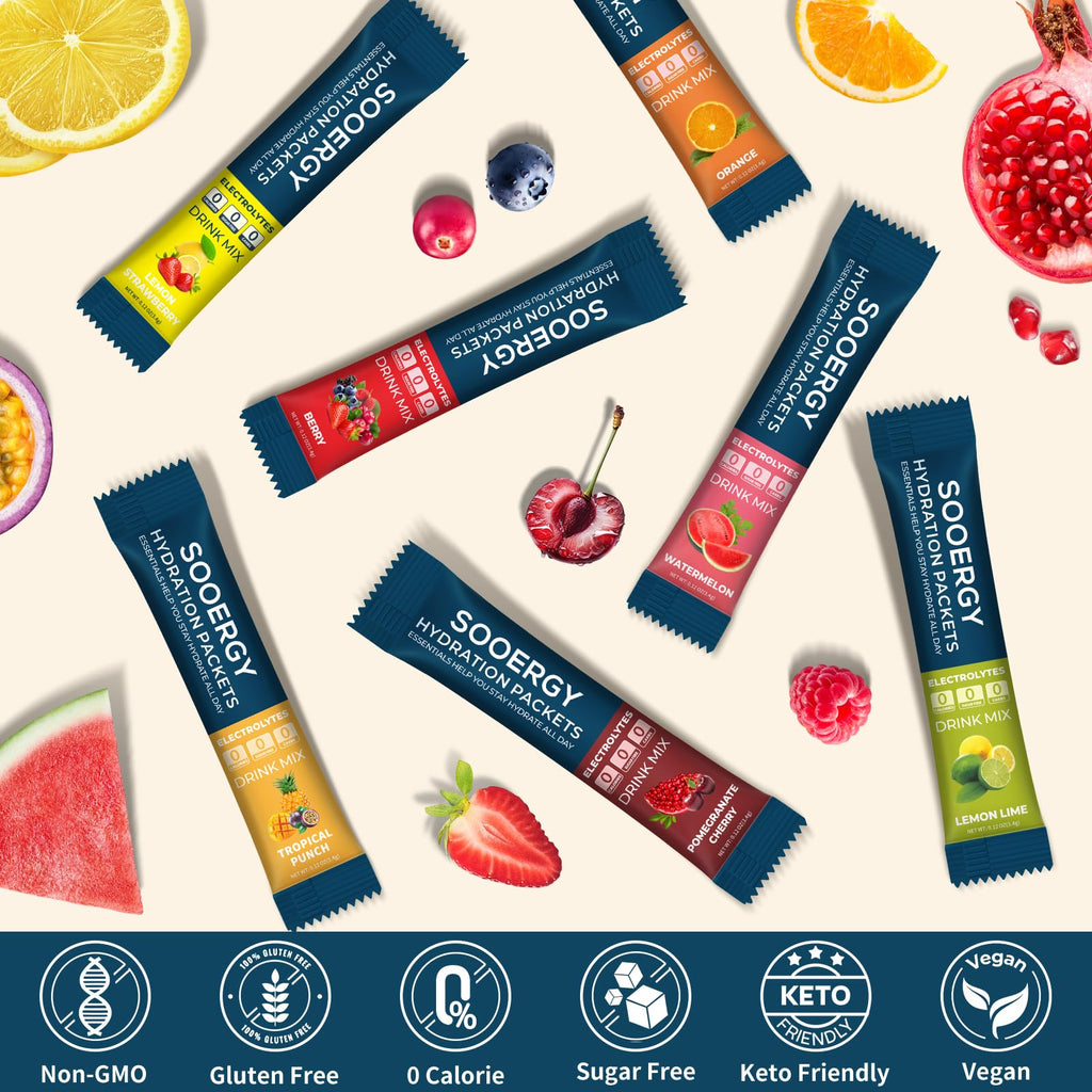 convenient electrolyte drink packets