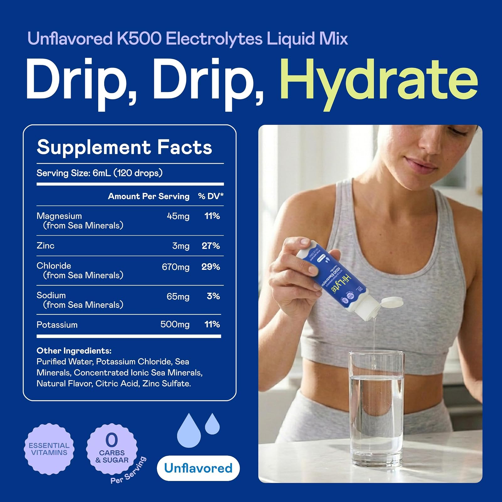 convenient electrolyte drops for hydration