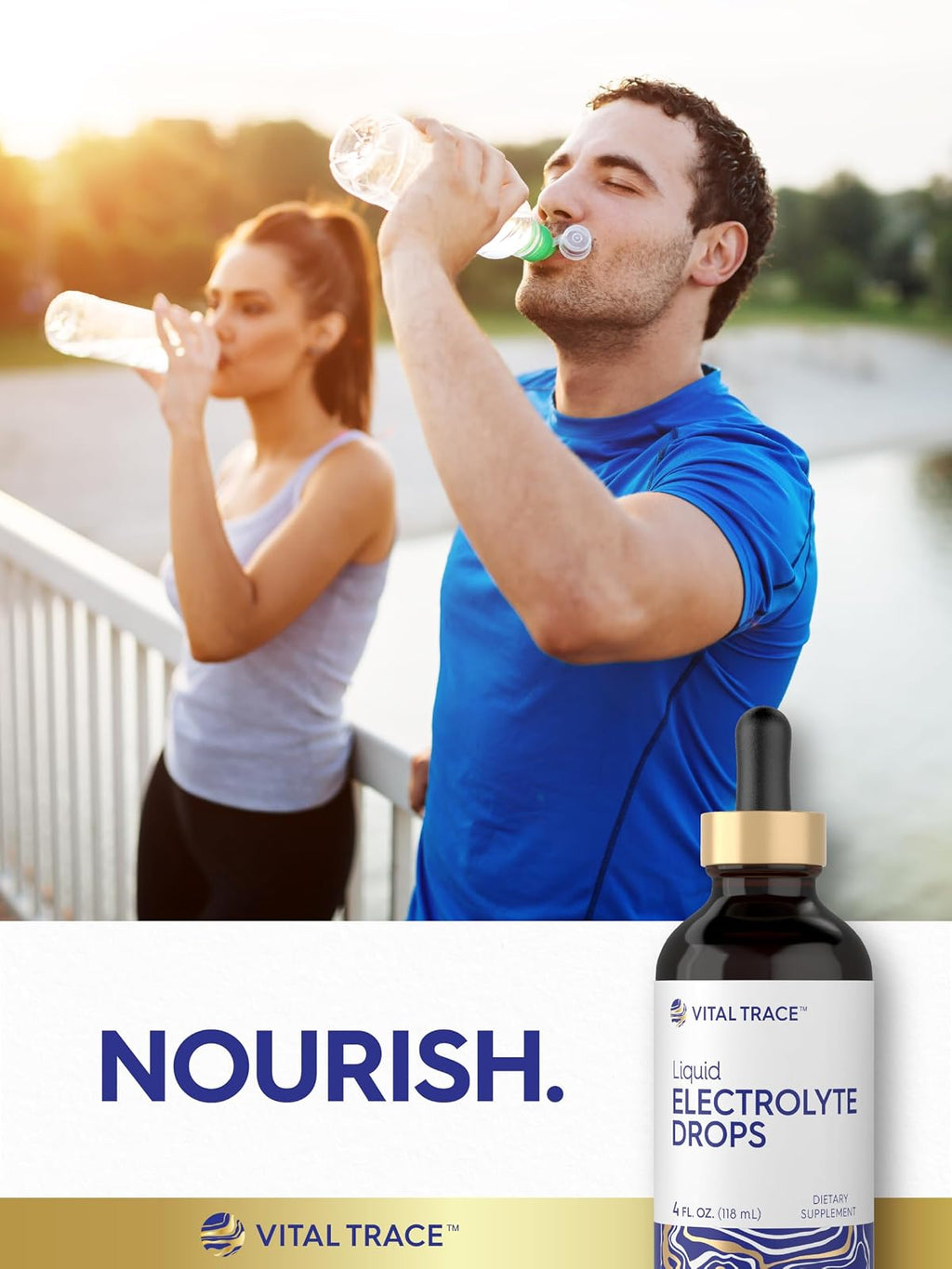 Convenient electrolyte drops for travel
