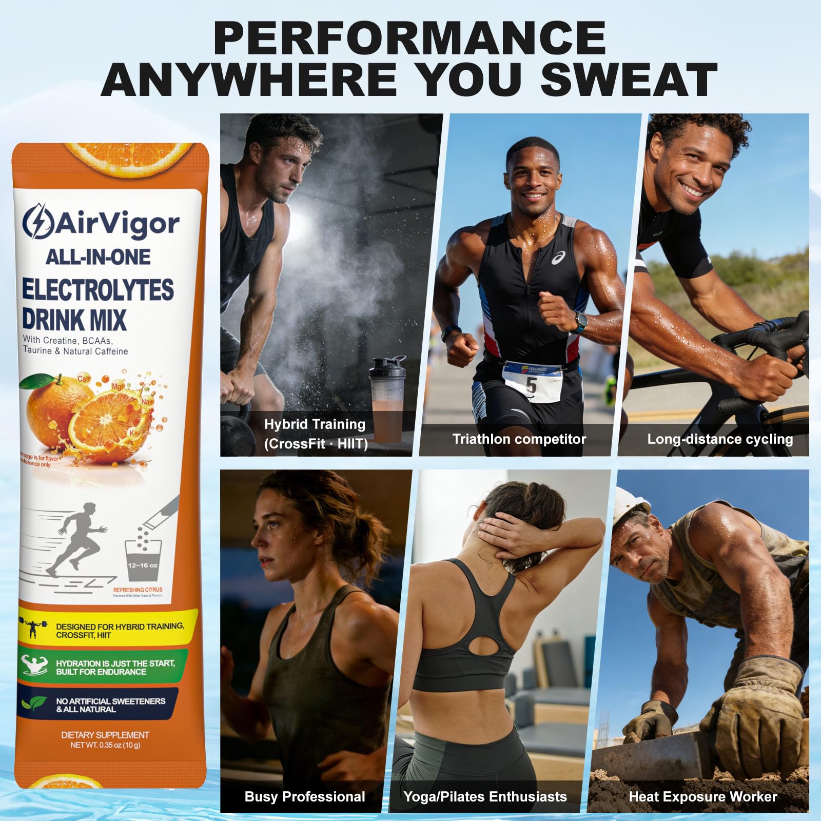 convenient electrolyte packets for athletes