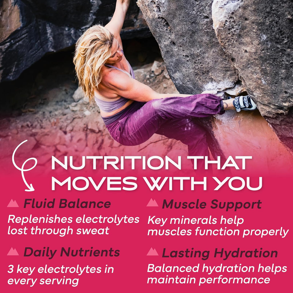 Convenient electrolyte packets for athletes
