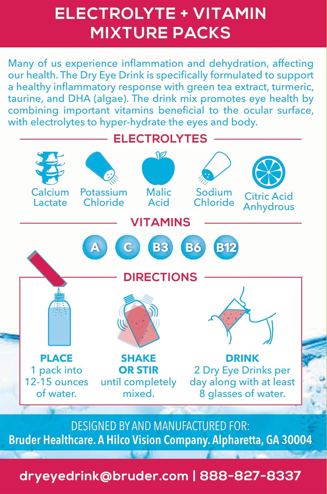convenient electrolyte packets for hydration