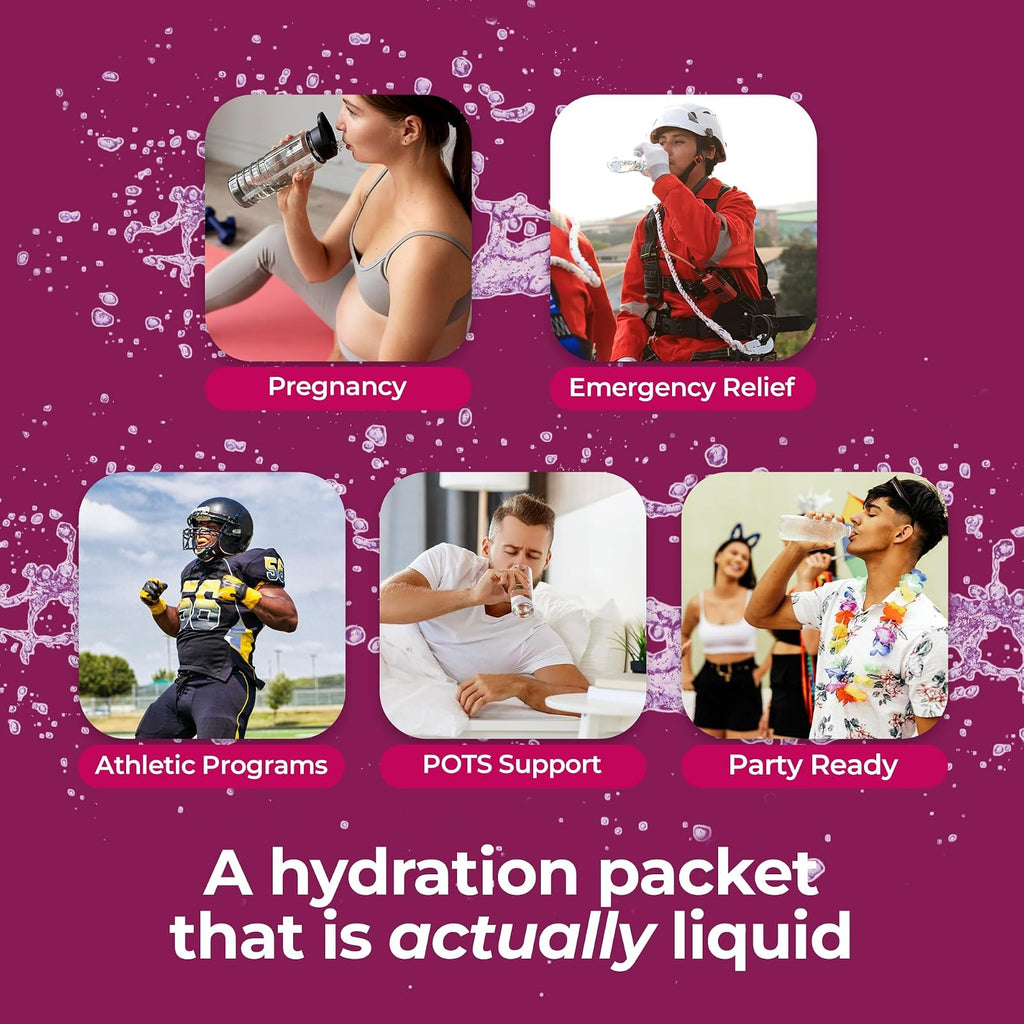 convenient electrolyte packets for on-the-go