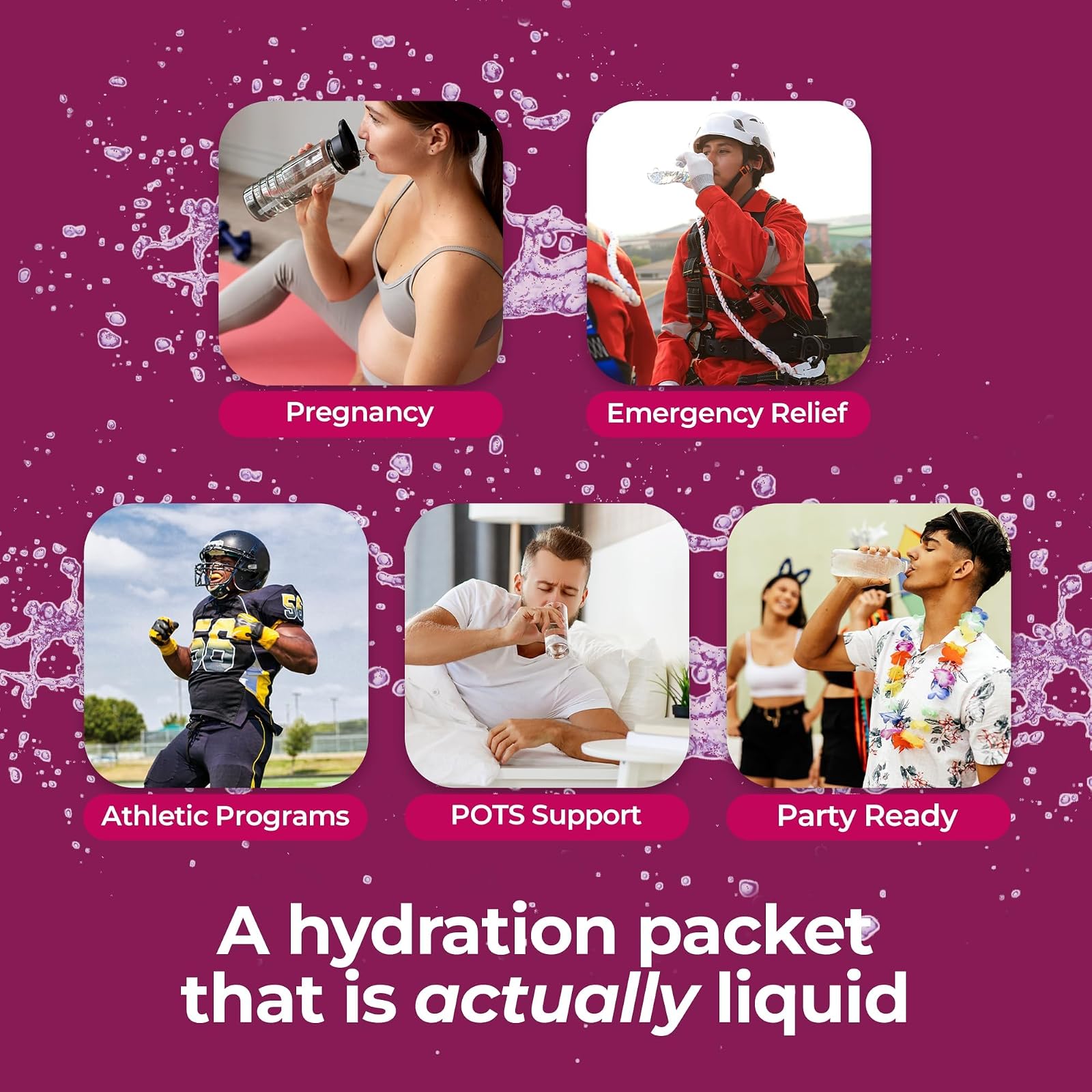 convenient electrolyte packets for on-the-go