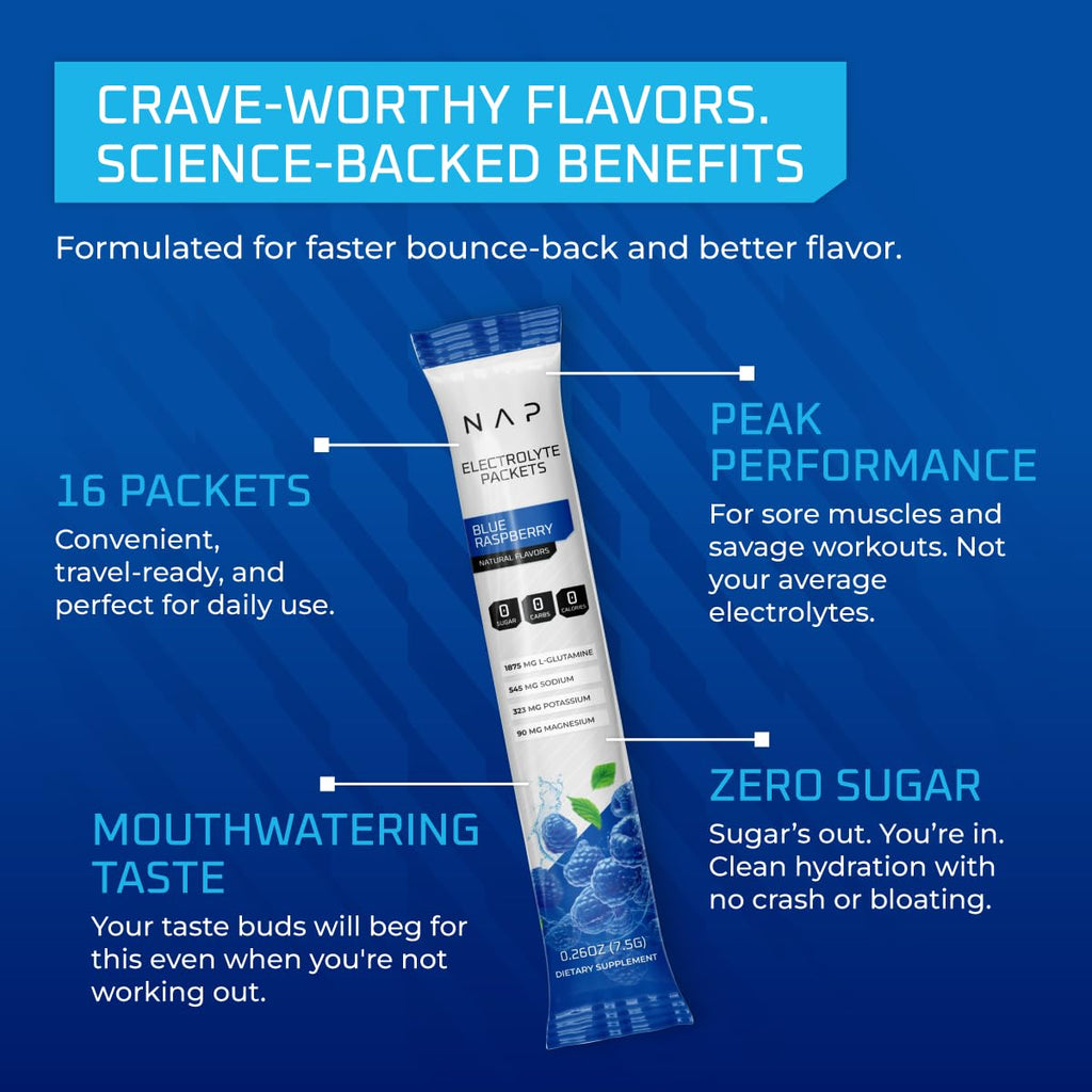 convenient electrolyte packets for on-the-go