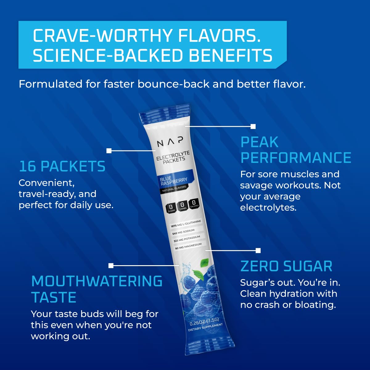 convenient electrolyte packets for on-the-go