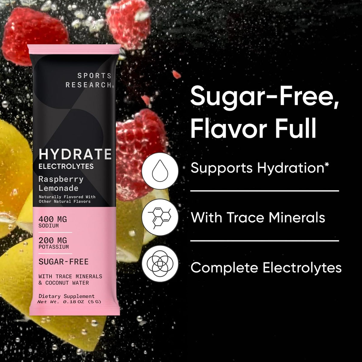 convenient electrolyte packets for on-the-go