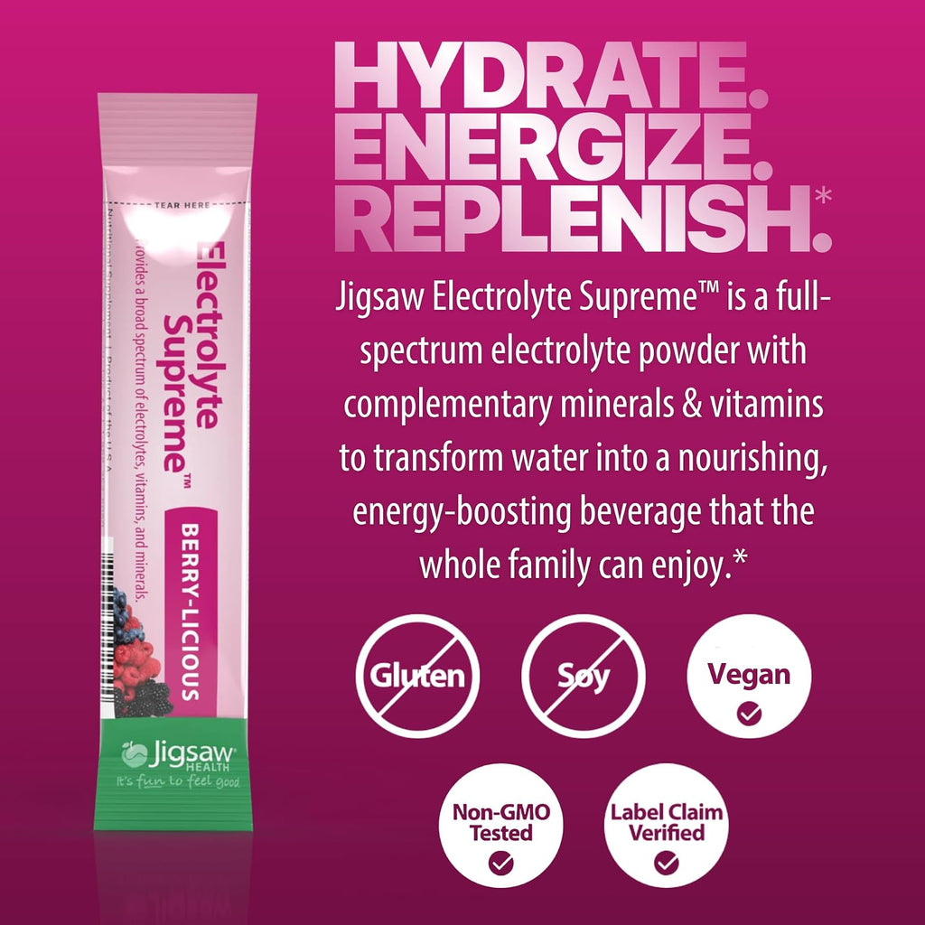 Convenient electrolyte packets for on-the-go