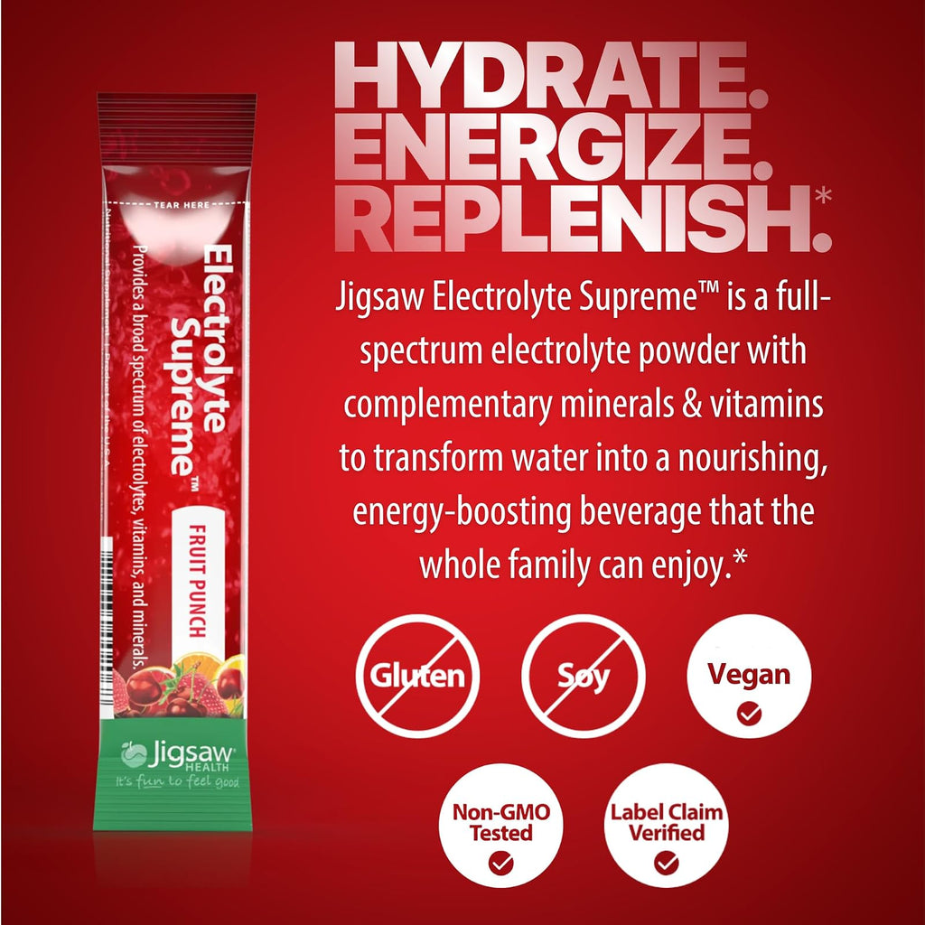 Convenient electrolyte packets for travel
