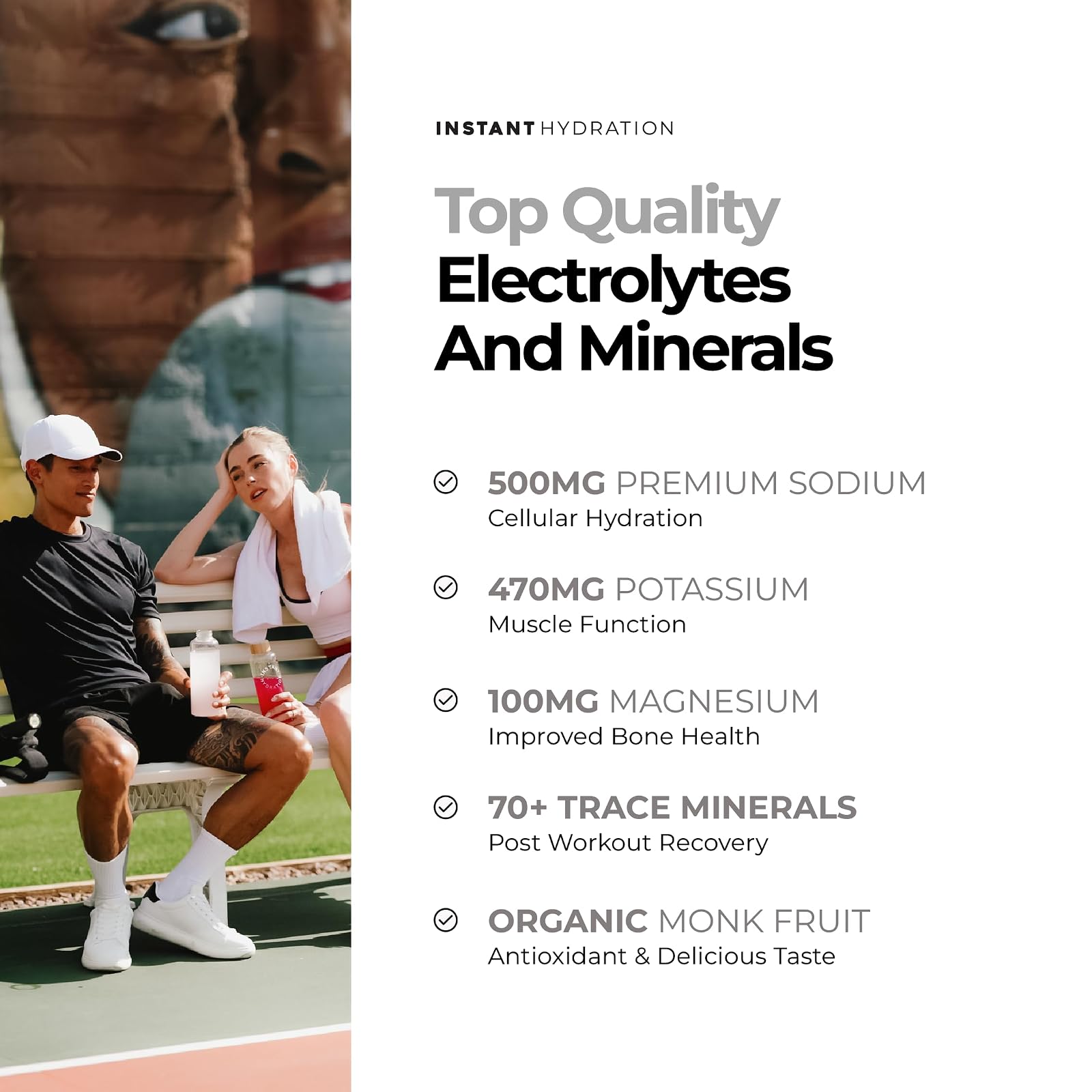 Convenient electrolyte packets for travel