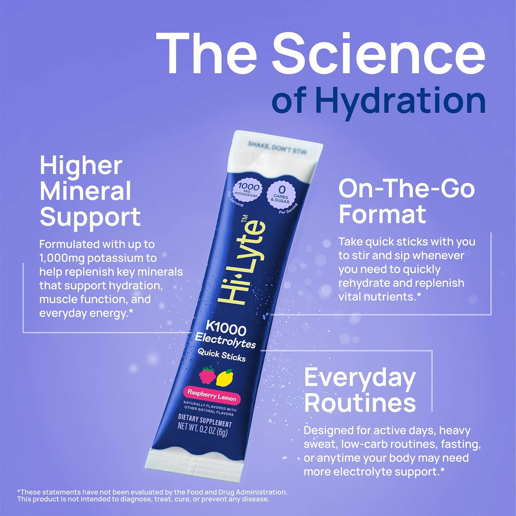 Convenient electrolyte packets for travel