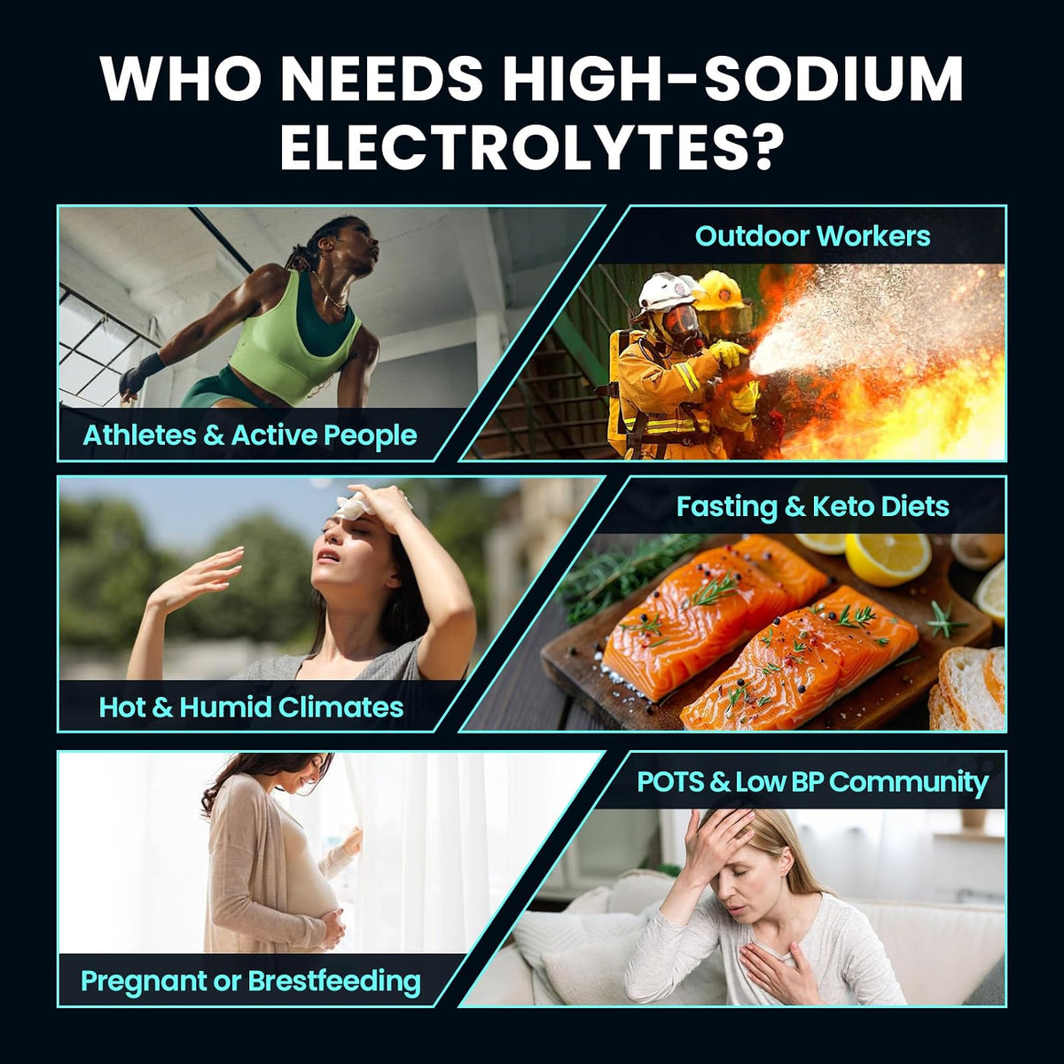 Convenient electrolyte packets for travel