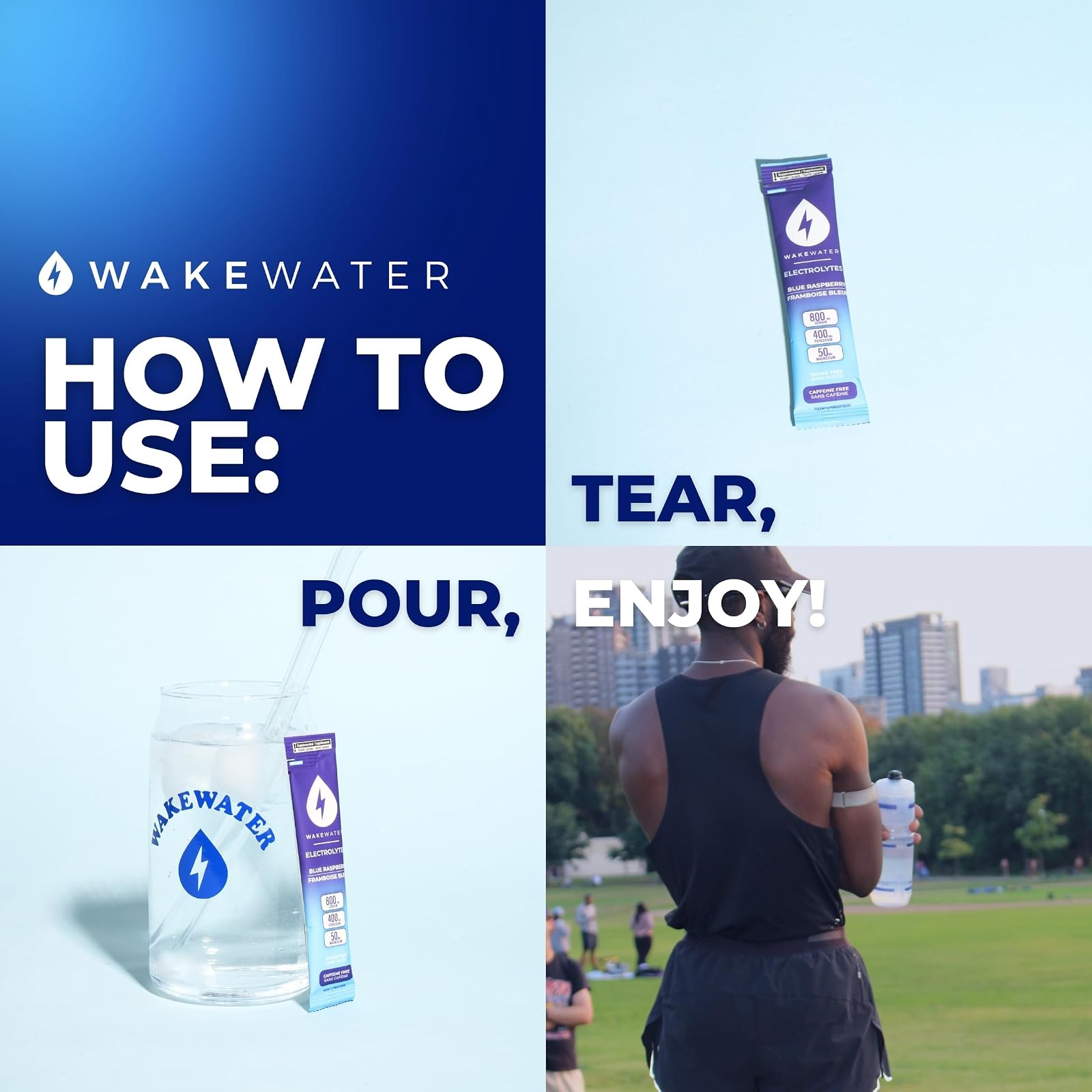 convenient electrolyte packets for travel