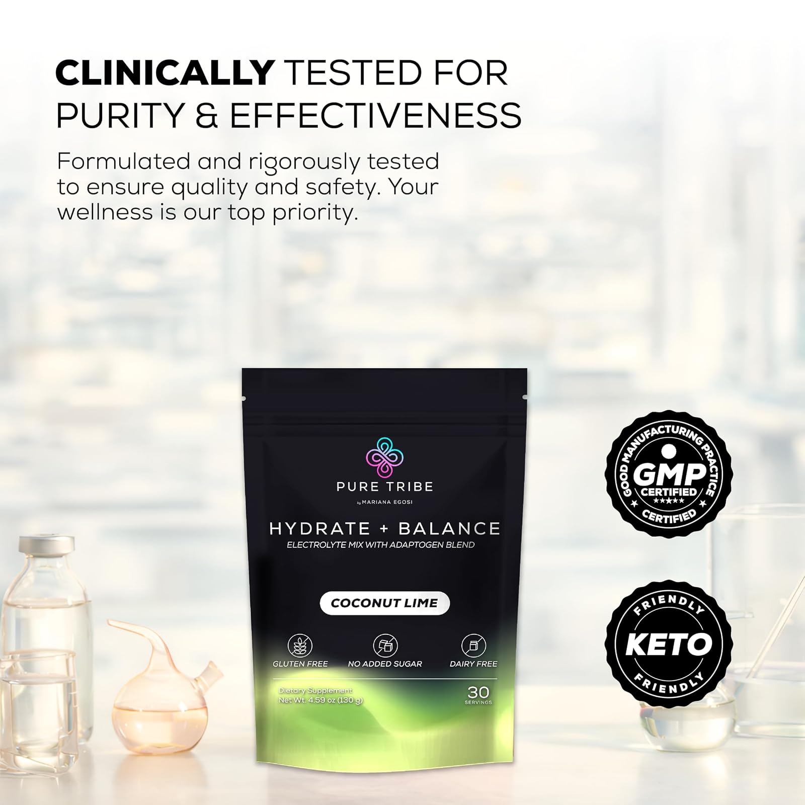 Convenient electrolyte packets for workouts