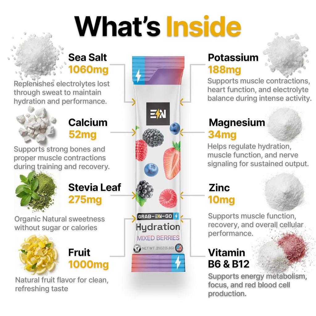 convenient electrolyte packets on-the-go