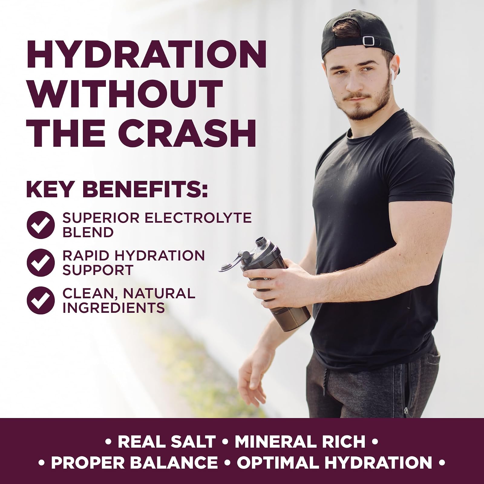 Convenient electrolyte powder for athletes