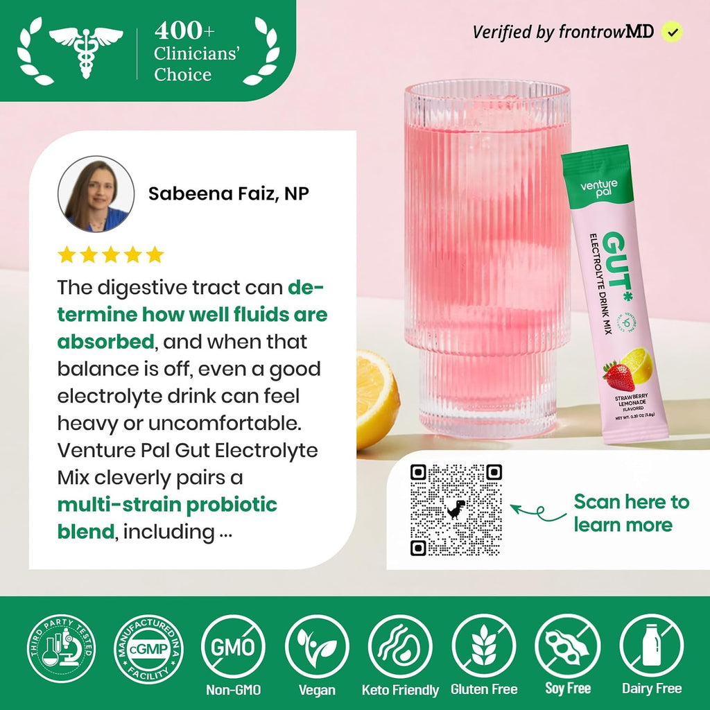 Convenient electrolyte powder for on-the-go