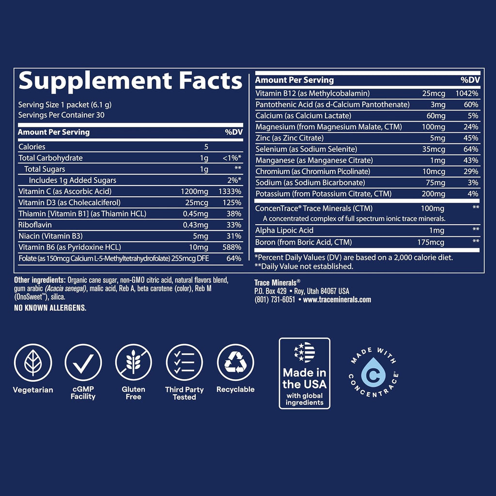 Convenient electrolyte powder for on-the-go