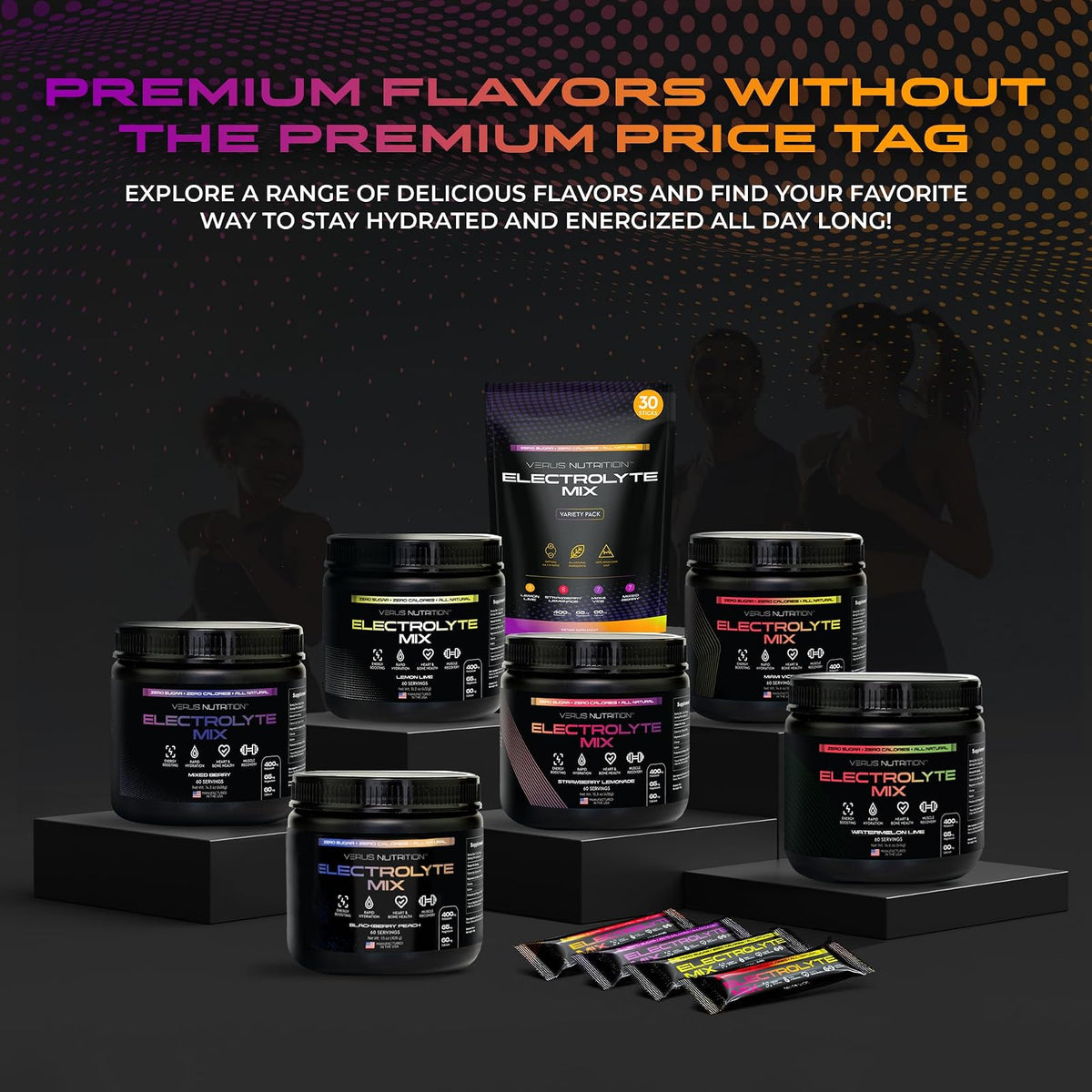 convenient electrolyte powder for travel