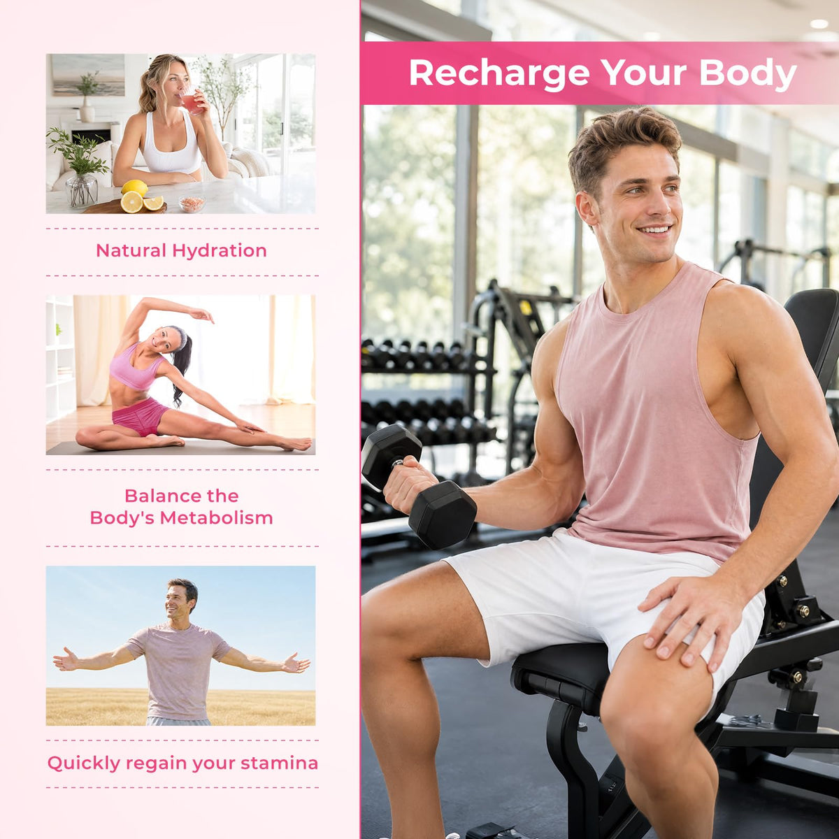 convenient electrolyte powder for travel