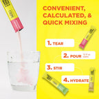 Convenient electrolyte powder for travel