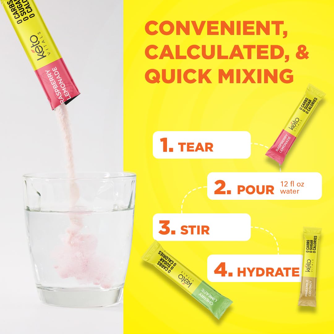 Convenient electrolyte powder for travel