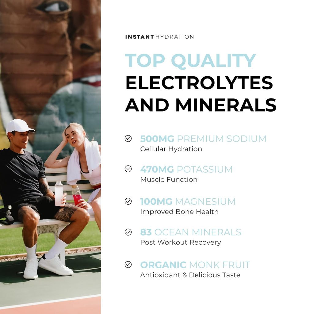 Convenient electrolyte powder for travel