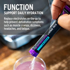 Convenient electrolyte powder for travel