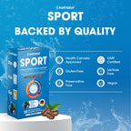 Convenient electrolyte powder for workouts