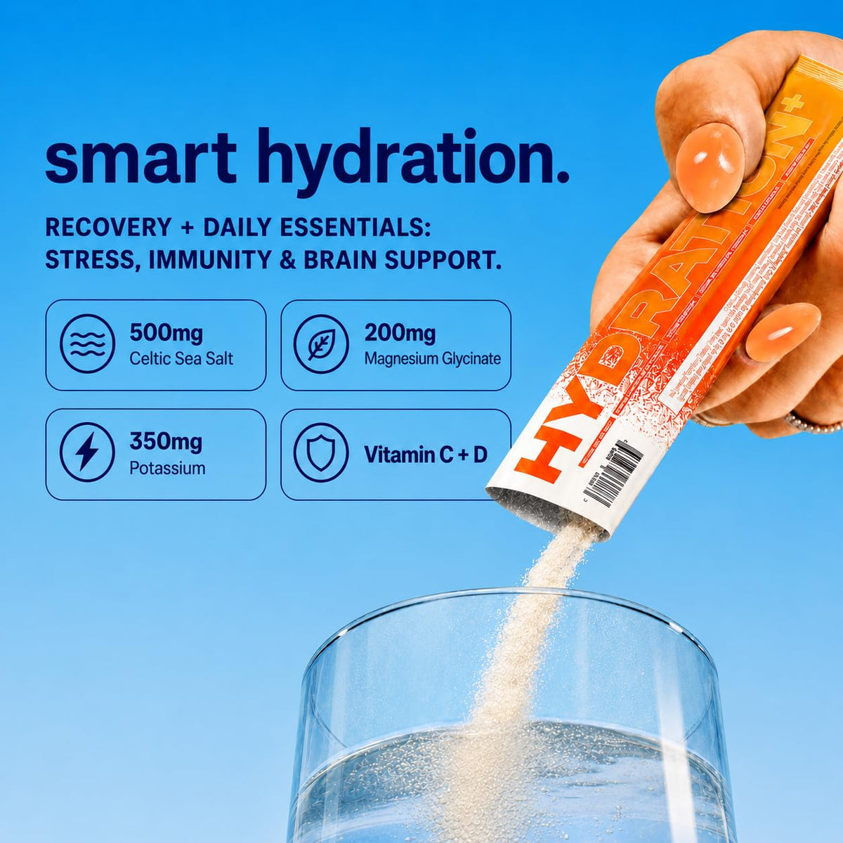 convenient electrolyte powder on-the-go