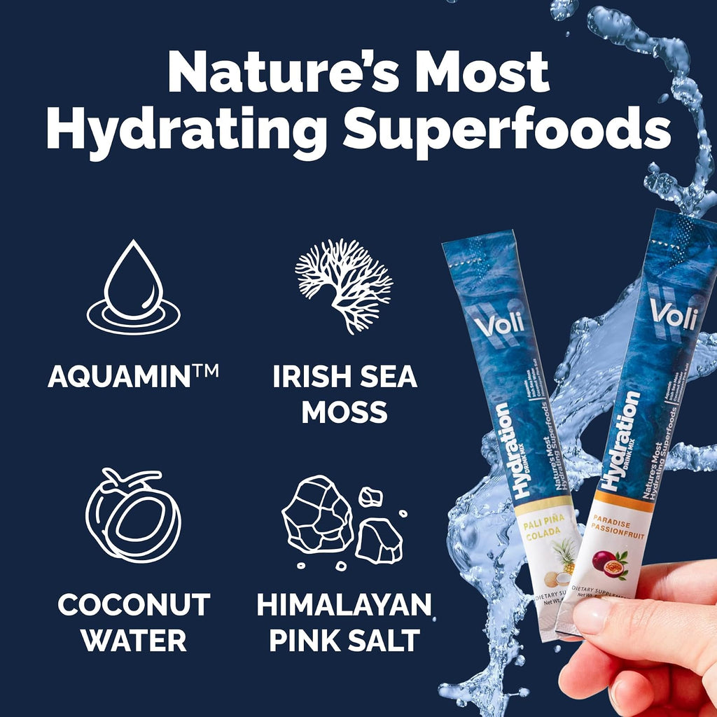 Convenient electrolyte powder on-the-go