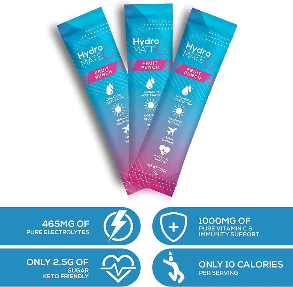 convenient electrolyte powder packets